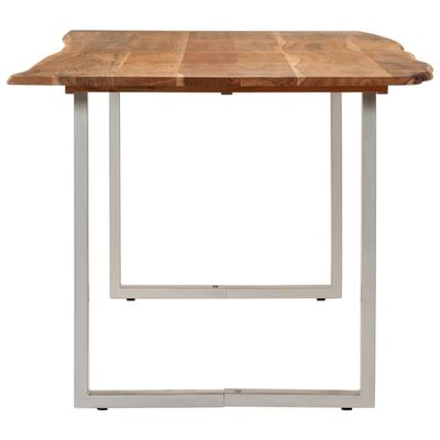 vidaXL Dining Table 70.9"x35.4"x29.9" Solid Acacia Wood | vidaXL.com