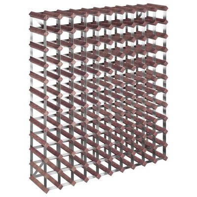 vidaXL Wine Rack for 120 Bottles Brown Solid Wood Pine | vidaXL.com