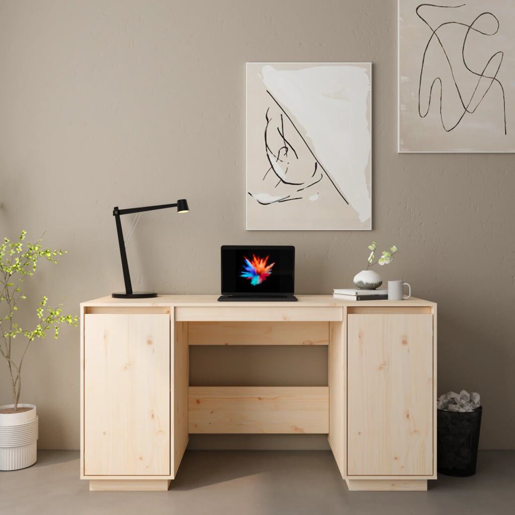 Solid pine computer desk store