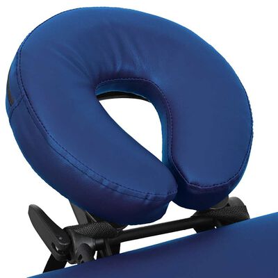 vidaXL Blue Foldable Massage Table 4 Zones with Aluminum Frame | vidaXL.com