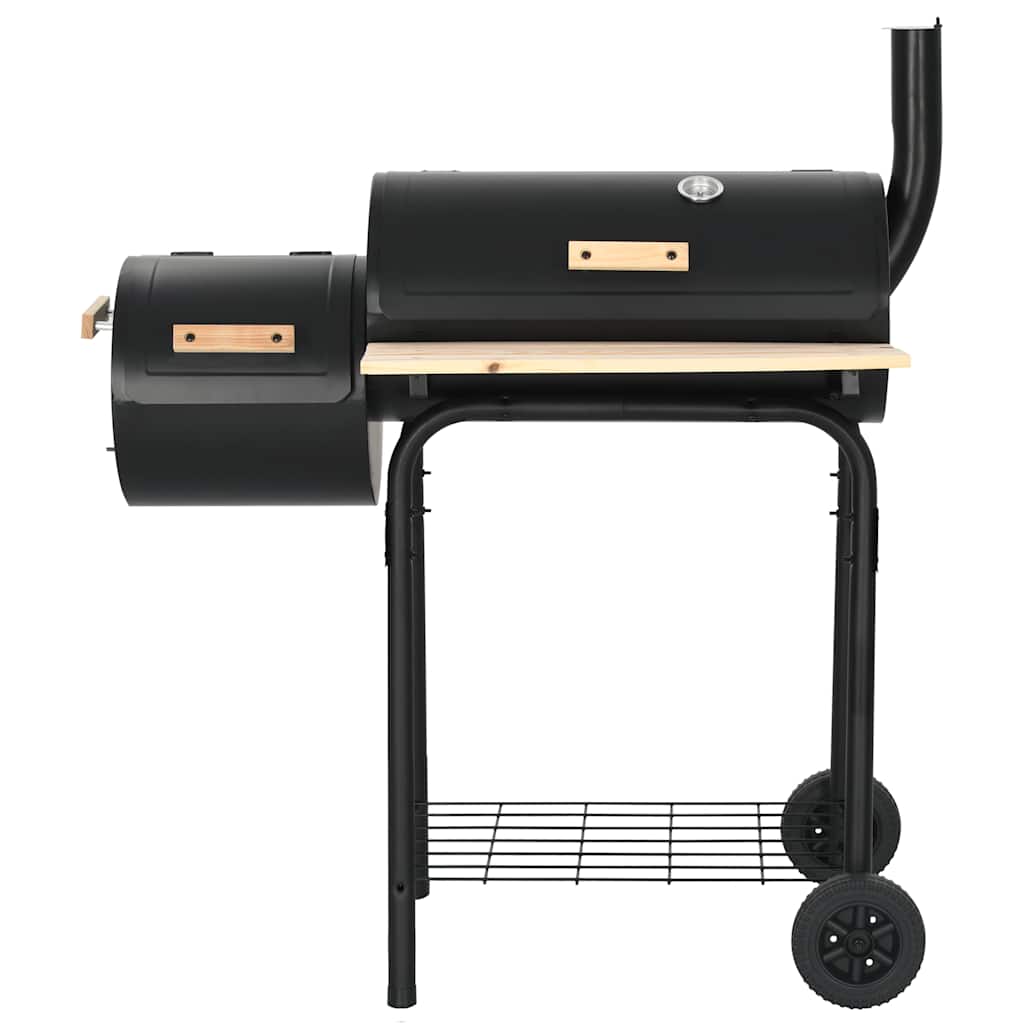 vidaXL Classic Charcoal BBQ Offset Smoker | vidaXL.com