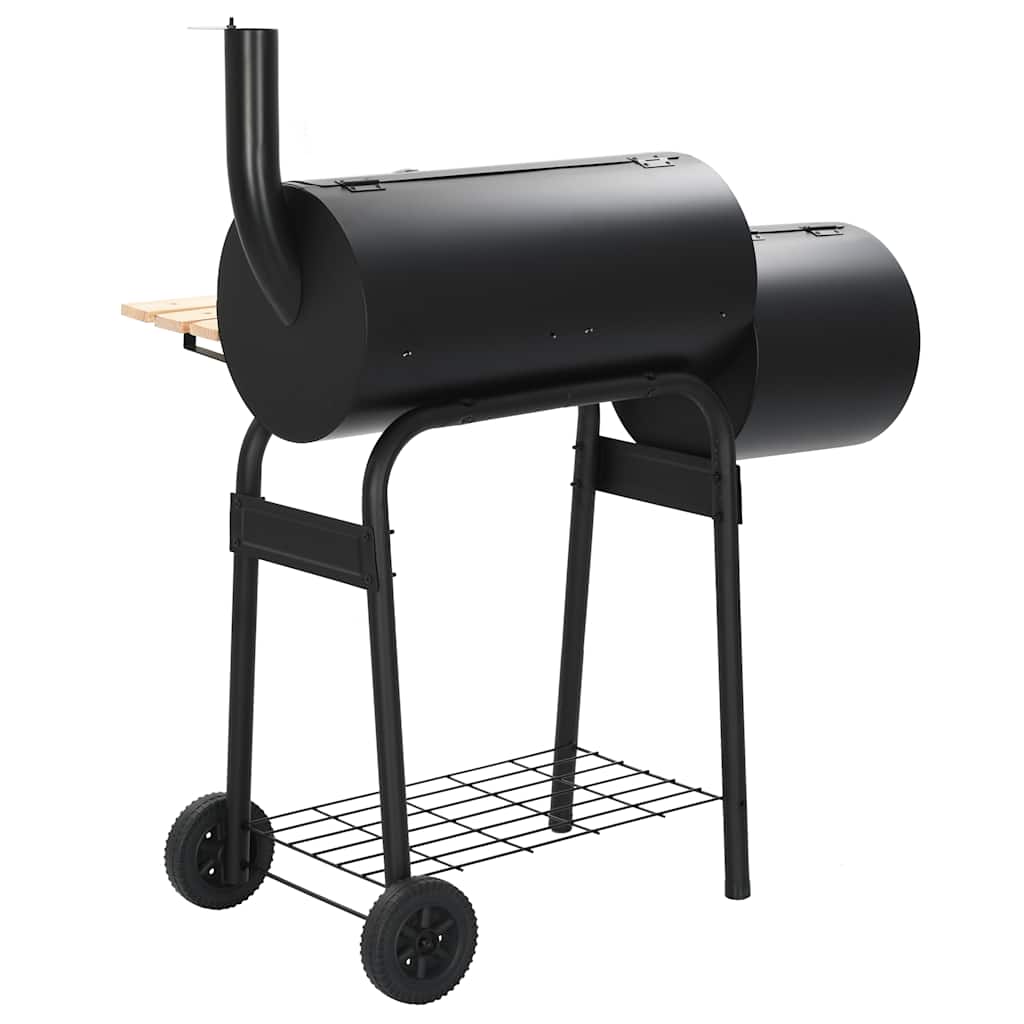 vidaXL Classic Charcoal BBQ Offset Smoker | vidaXL.com