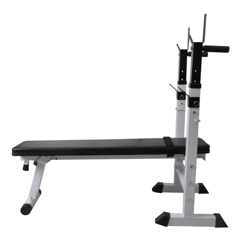 vidaXL Fitness Workout Bench Straight Weight Bench | vidaXL.com