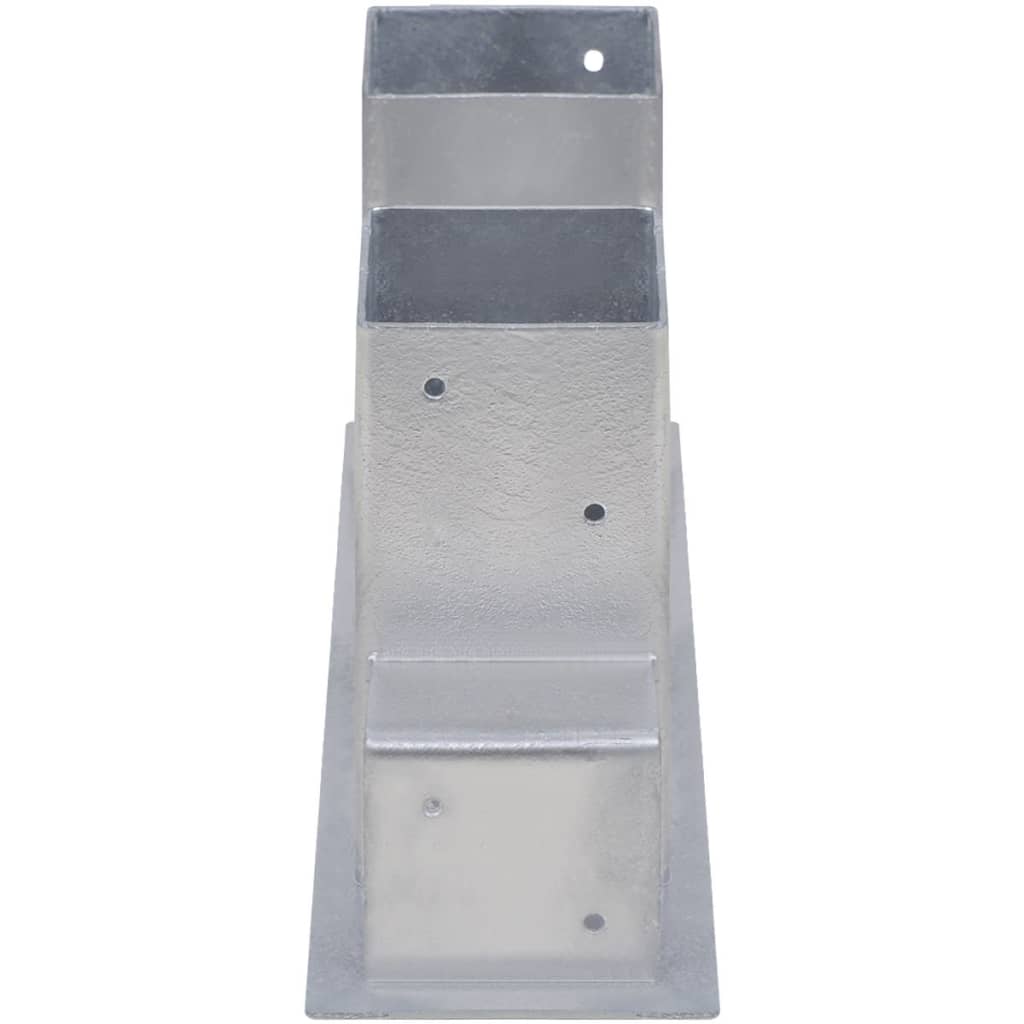 vidaXL Firewood Stacking Aids 4 pcs Steel Silver | vidaXL.com