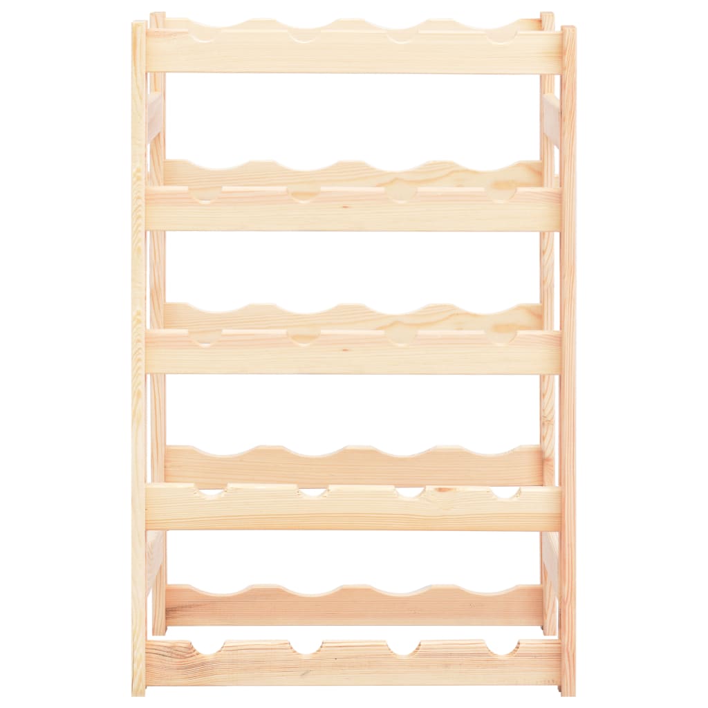 vidaXL Wine Rack for 20 Bottles Pinewood | vidaXL.com