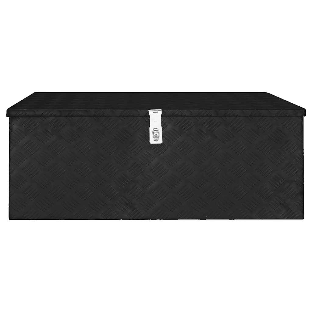 vidaXL Storage Box Black 39.4"x21.7"x14.6" Aluminum | vidaXL.com