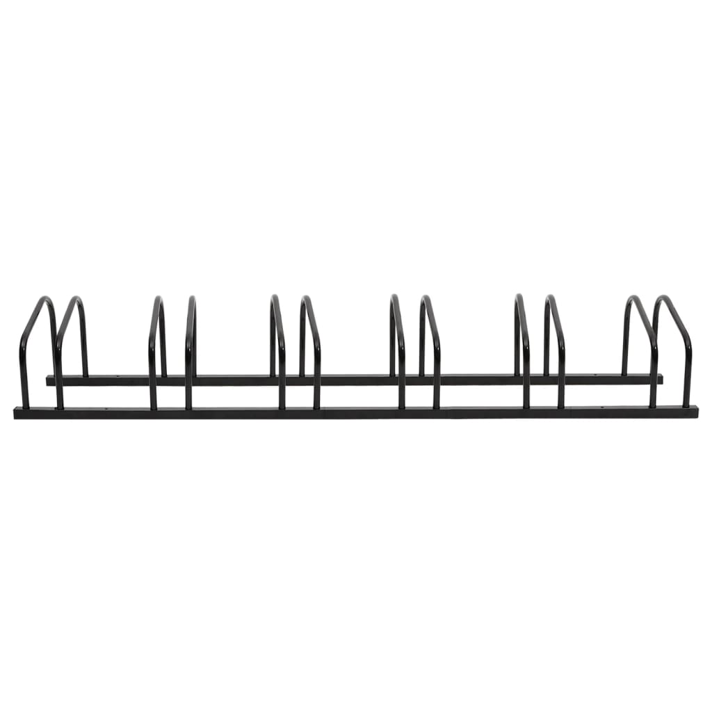 vidaXL Bike Rack for 6 Bikes Black Steel | vidaXL.com