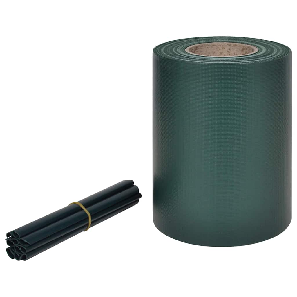 vidaXL Garden Privacy Screen PVC 229.7'x0.6' Green | vidaXL.com