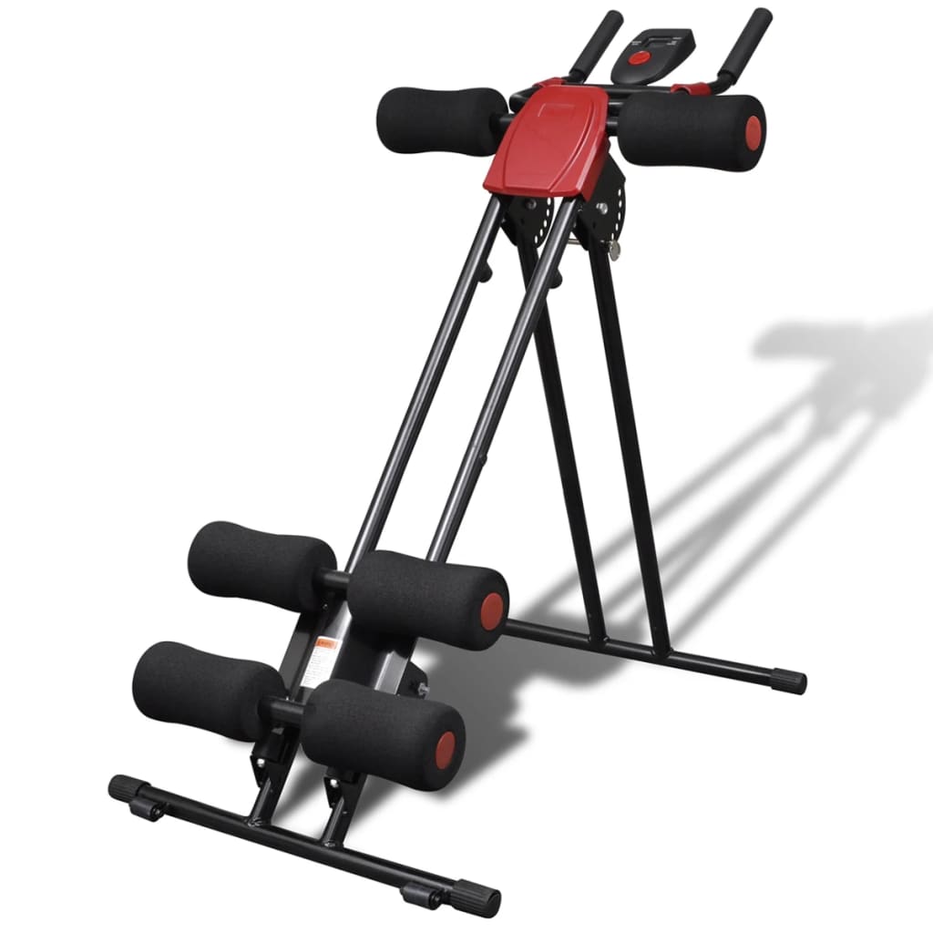 Foldable Core and Abdominal Trainer with Display | vidaXL.com