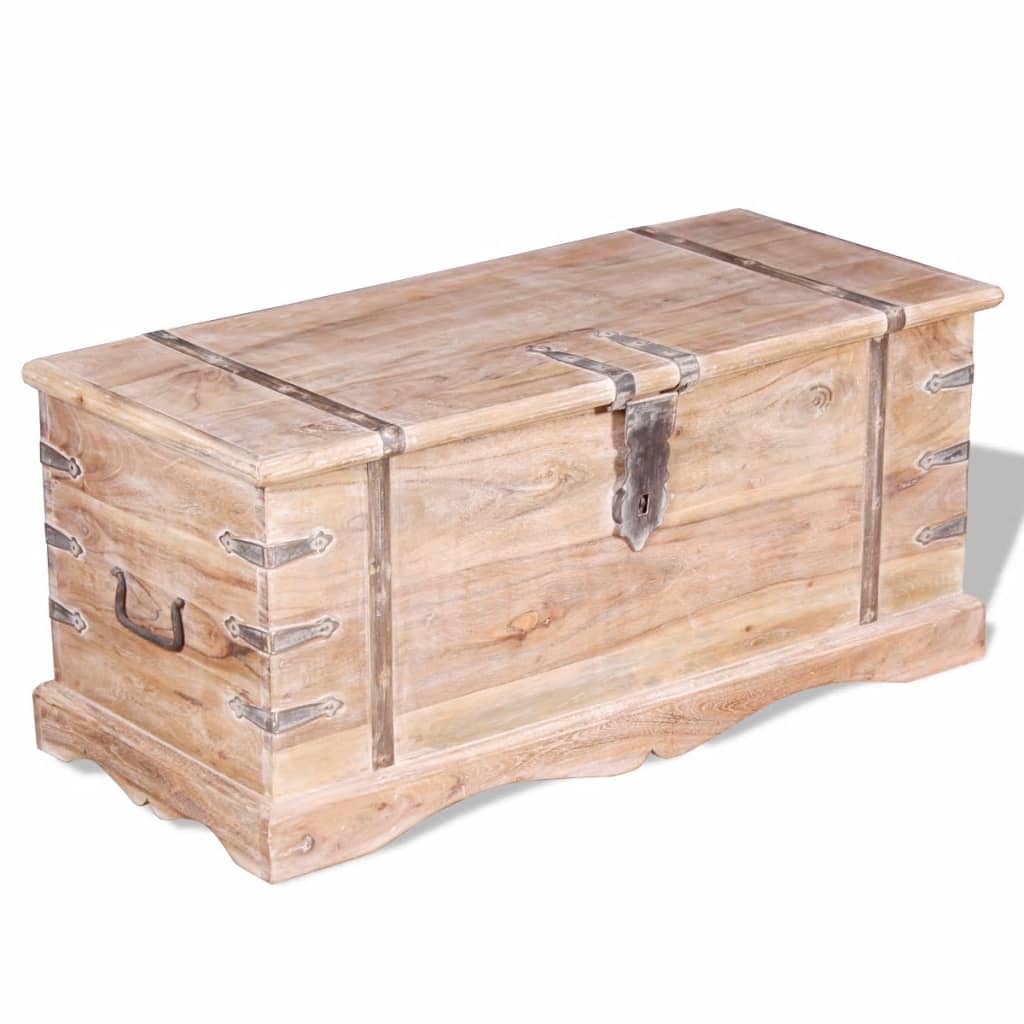 vidaXL Storage Chest Acacia Wood | vidaXL.com