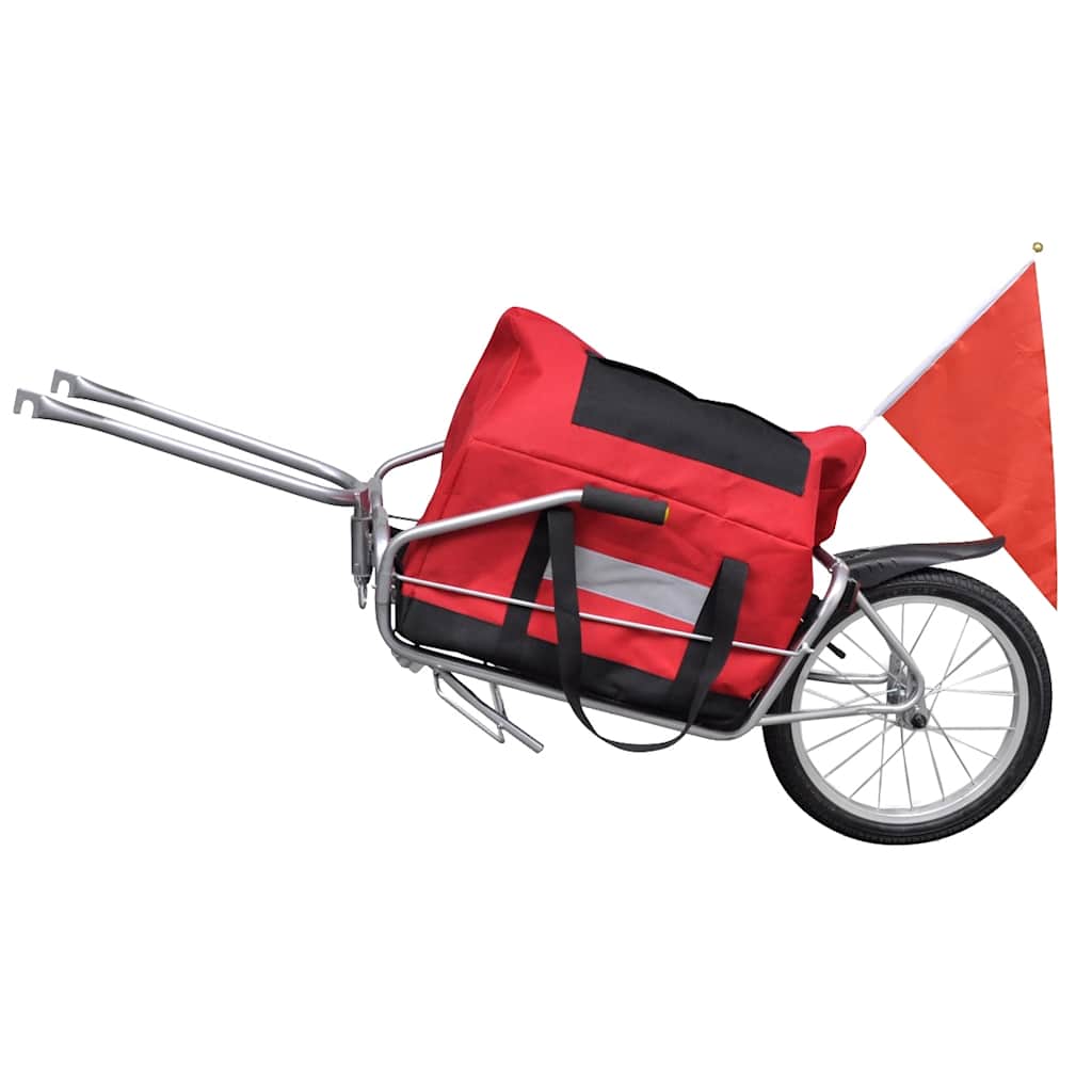 vidaXL Bike Trailer One-wheel with Storage Bag | vidaXL.com