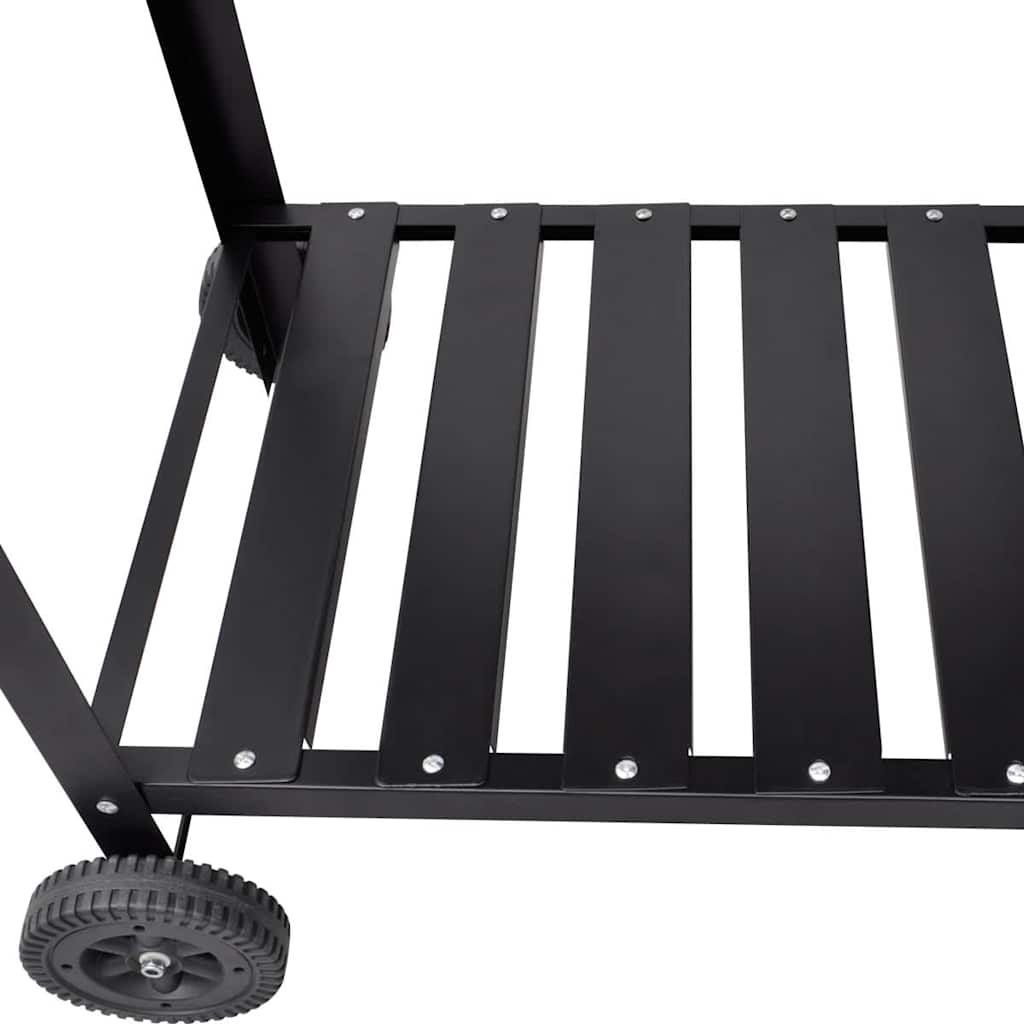 vidaXL BBQ Stand Charcoal Barbecue 2 Wheels | vidaXL.com