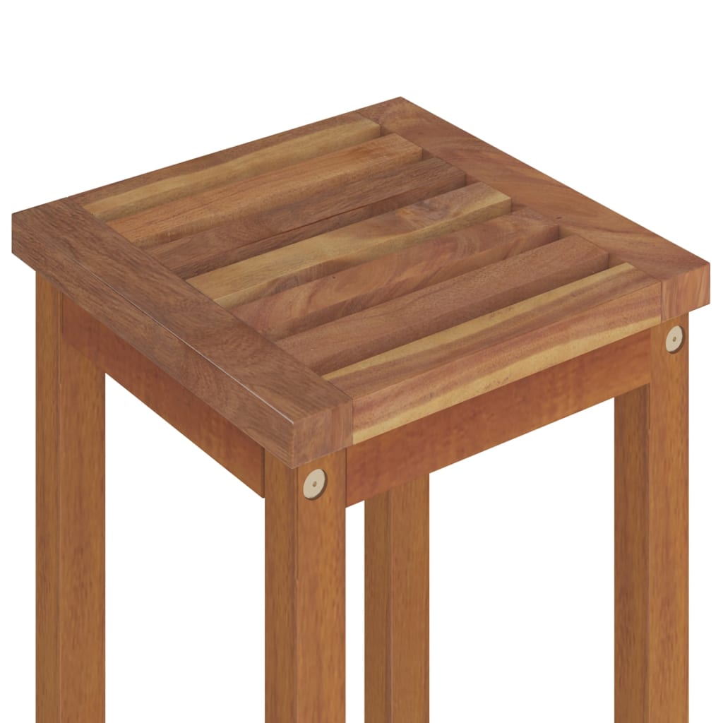 vidaXL Bar Stools 4 pcs Solid Wood Acacia | vidaXL.com