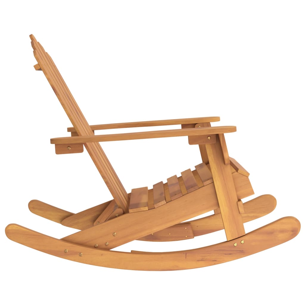 vidaXL Adirondack Rocking Chair Solid Wood Acacia | vidaXL.com