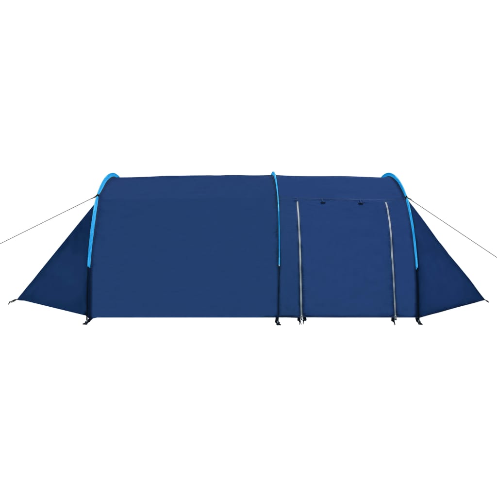 Waterproof Camping Tent 4 Persons Navy Blue/Light Blue | vidaXL.com