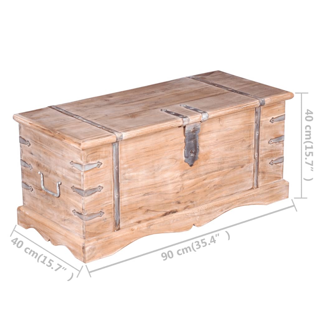 vidaXL Storage Chest Acacia Wood | vidaXL.com